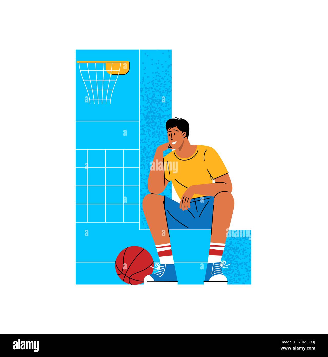 English alphabet with people characters Stock Vector Image & Art - Alamy