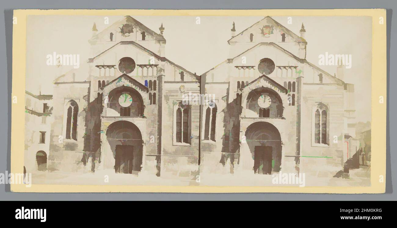 Art inspired by Facade of a Gothic church, 1857 - 1863, cardboard ...