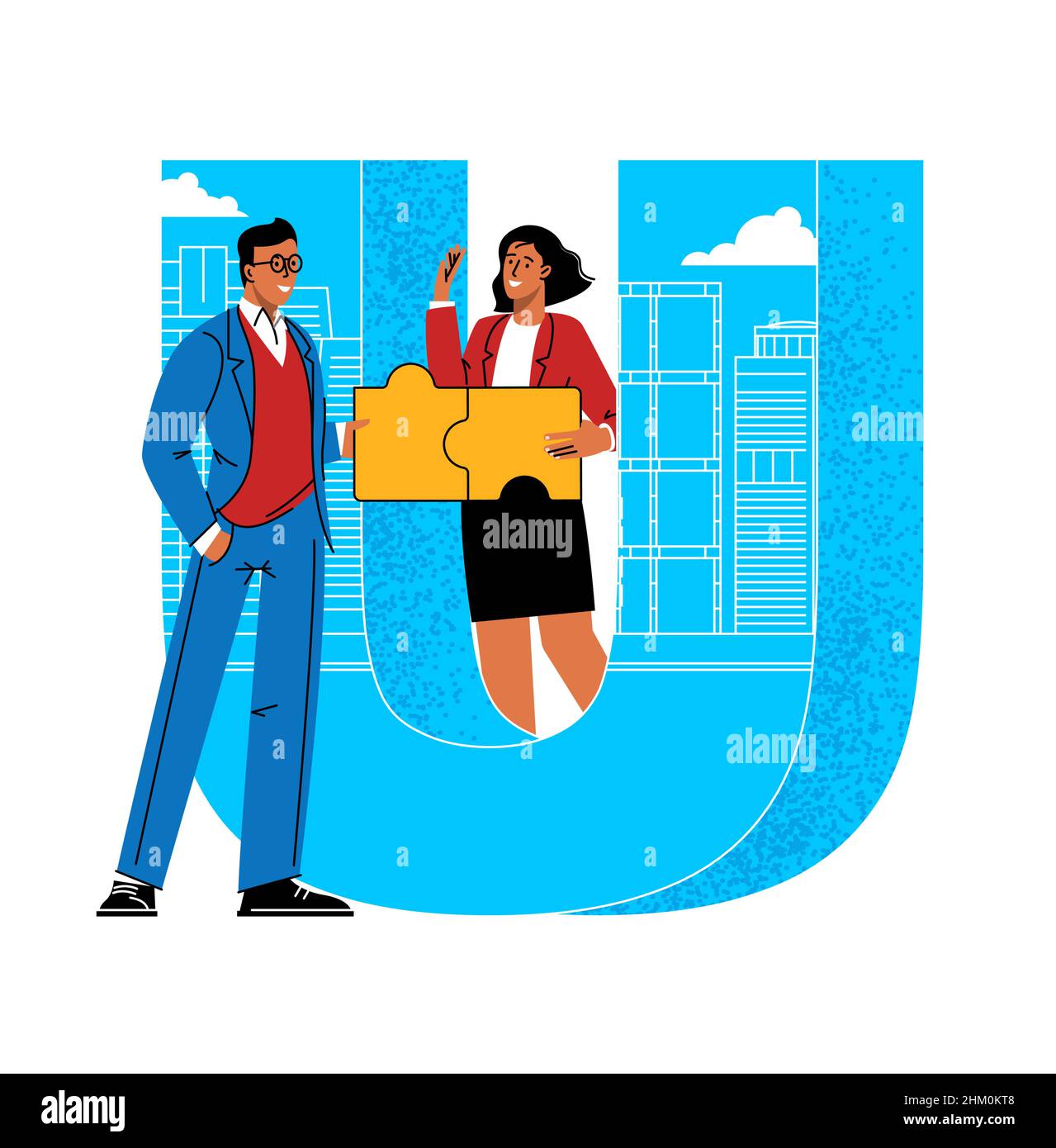 English alphabet with people characters Stock Vector Image & Art - Alamy