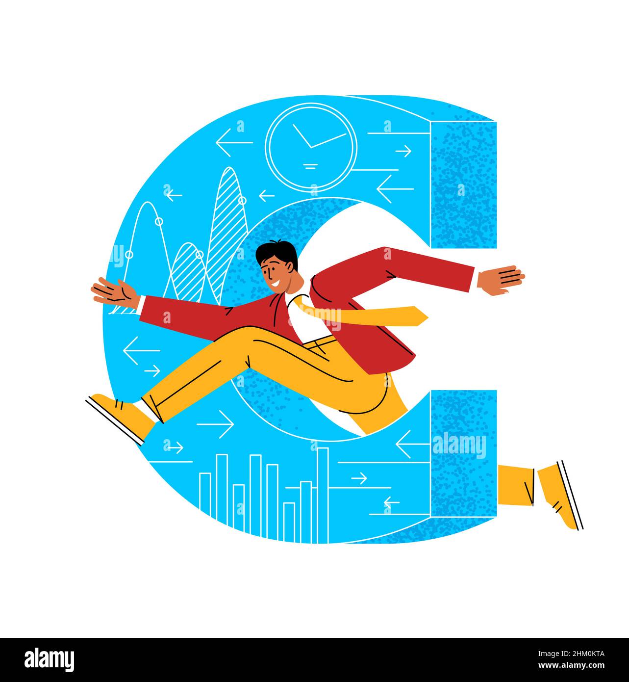 English alphabet with people characters Stock Vector Image & Art - Alamy