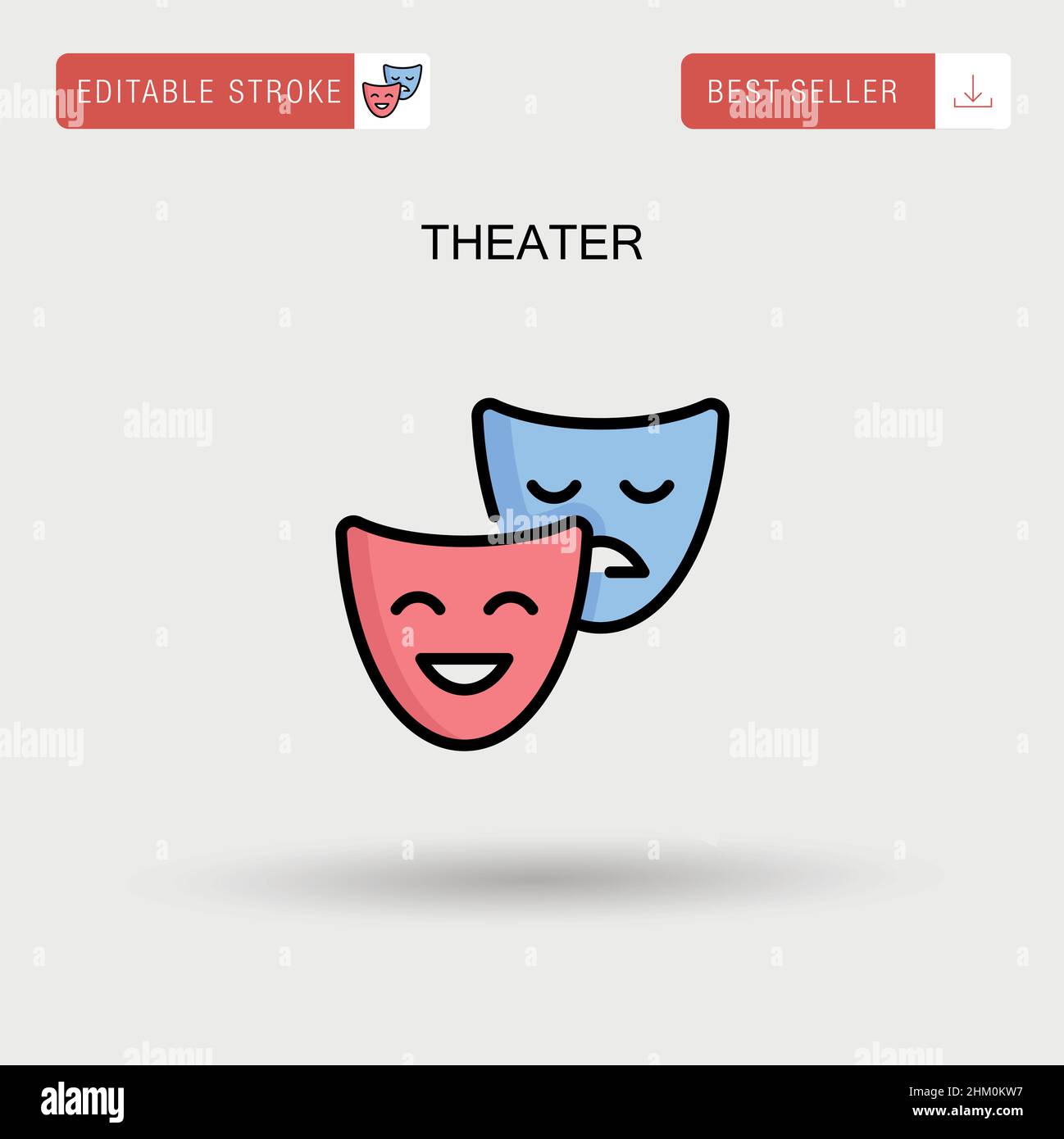 Theater curtain icon simple Stock Vector Images - Alamy