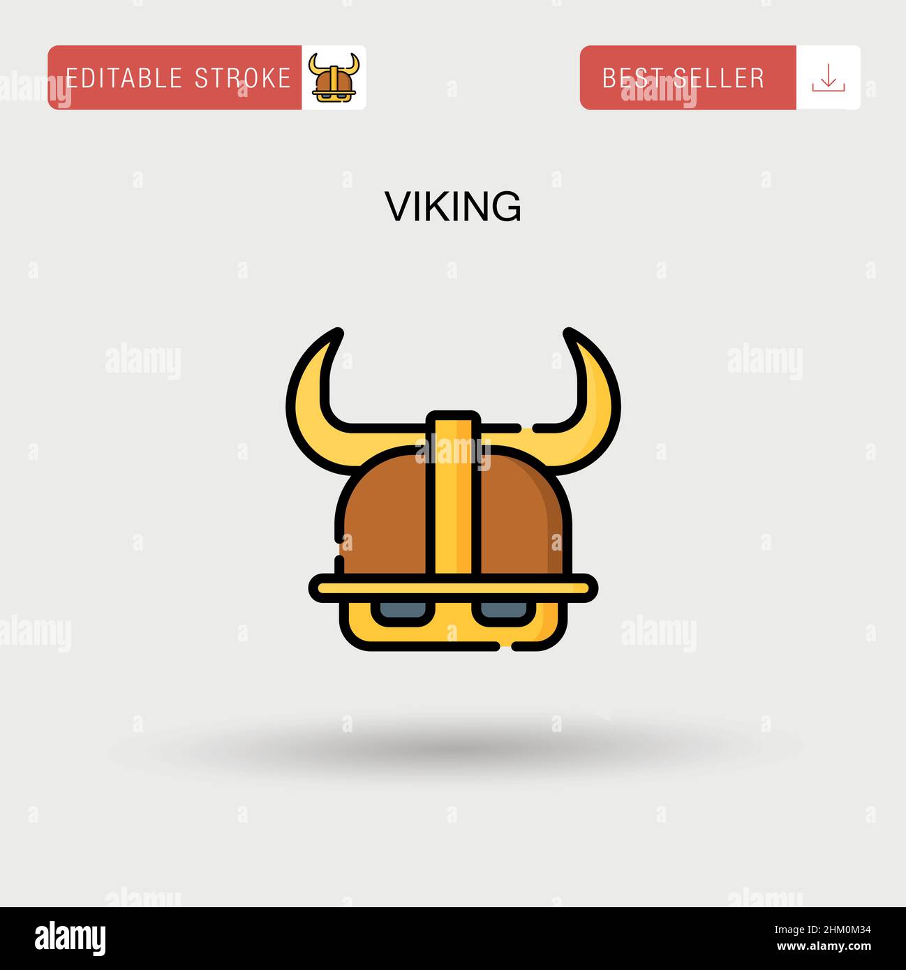 Viking Simple vector icon Stock Vector Image & Art - Alamy
