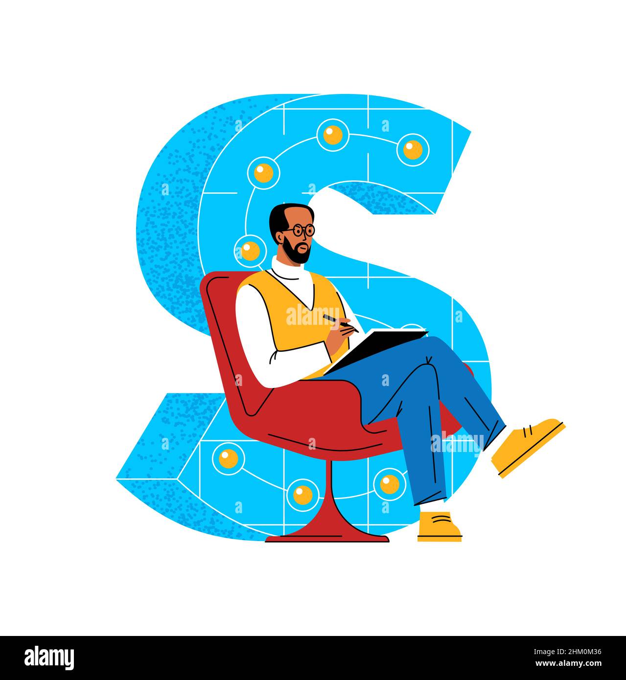 English alphabet with people characters Stock Vector Image & Art - Alamy