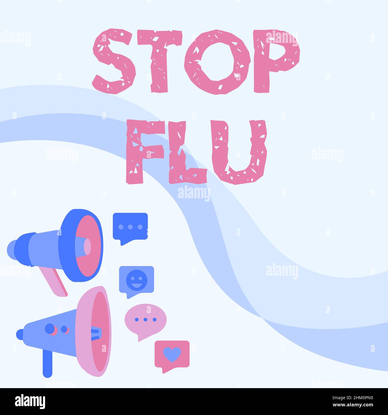 Inspiration showing sign Stop Flu. Business concept Treat the ...