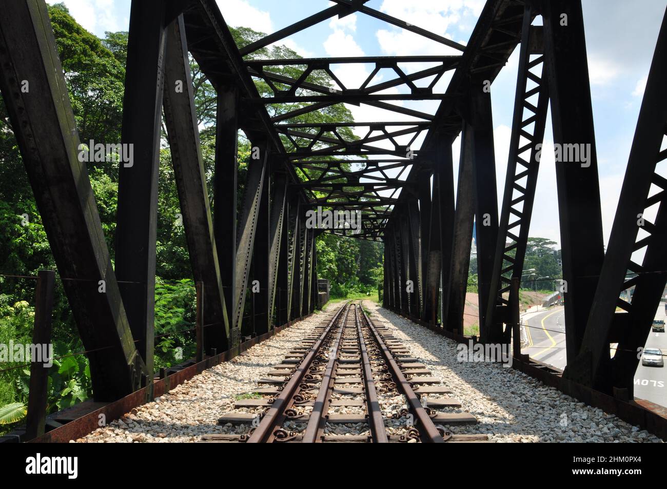 Part of the Rail Corridor in Singapore - a 24 km long continuous green ...