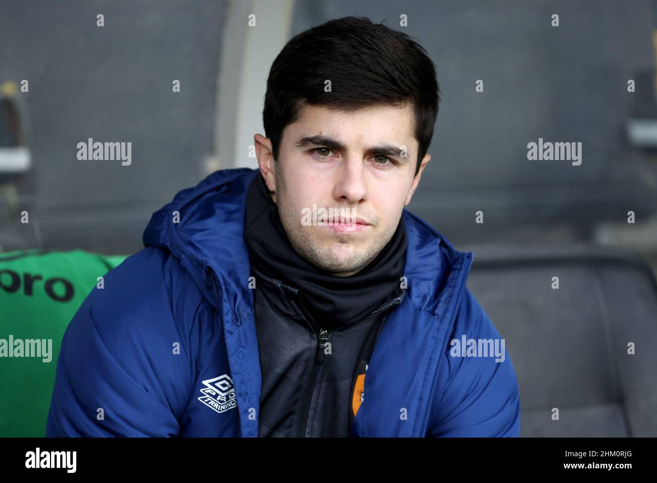 Hull City's Liam Walsh on the bench before the Sky Bet Championship ...