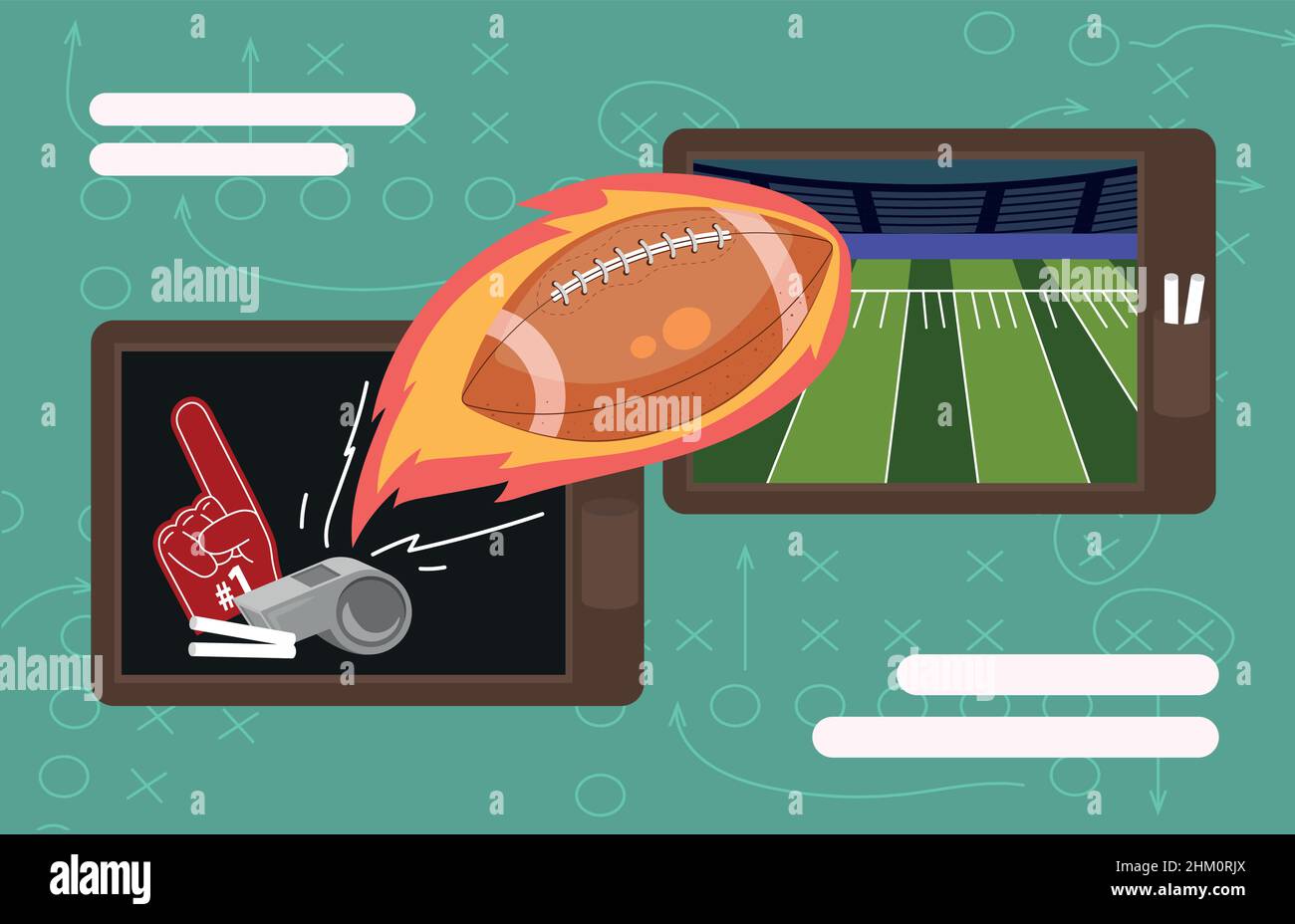 american football super bowl Stock Vector Image & Art - Alamy