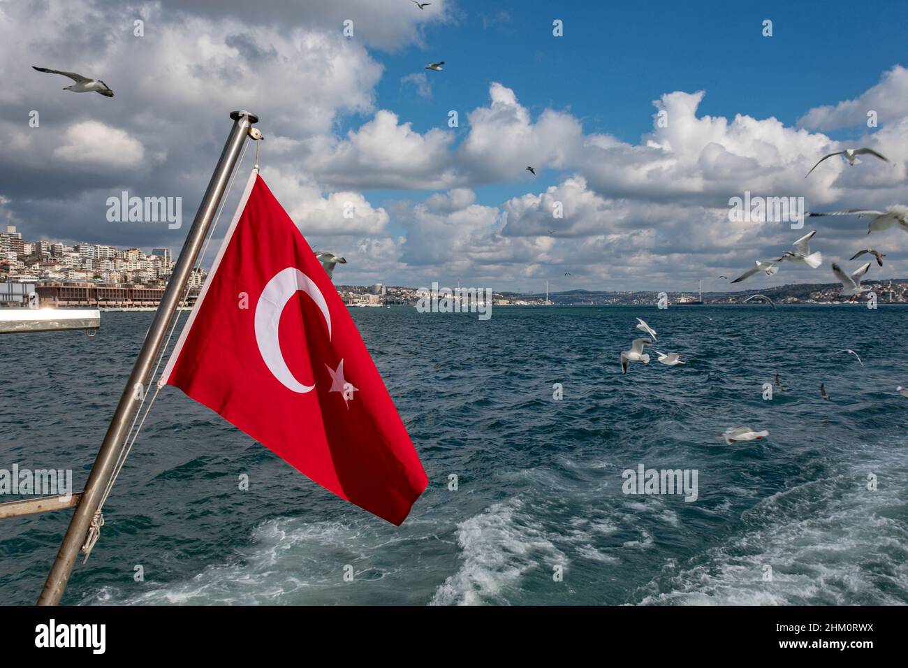 Turkish Flag (Flag of The Republic of Turkey Stock Photo - Alamy