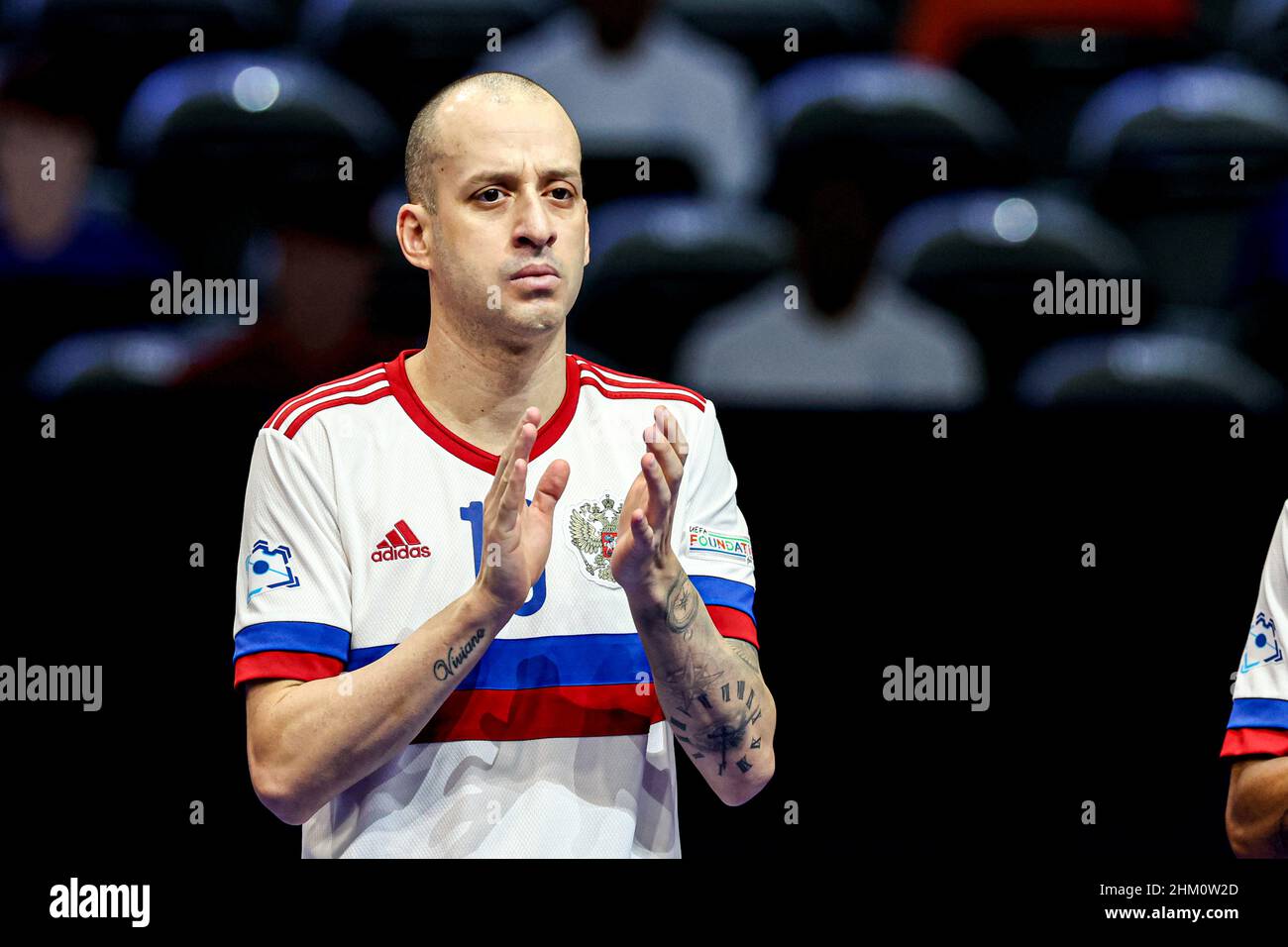 AMSTERDAM, NETHERLANDS - FEBRUARY 6: Robinho of Russia during the Men's ...