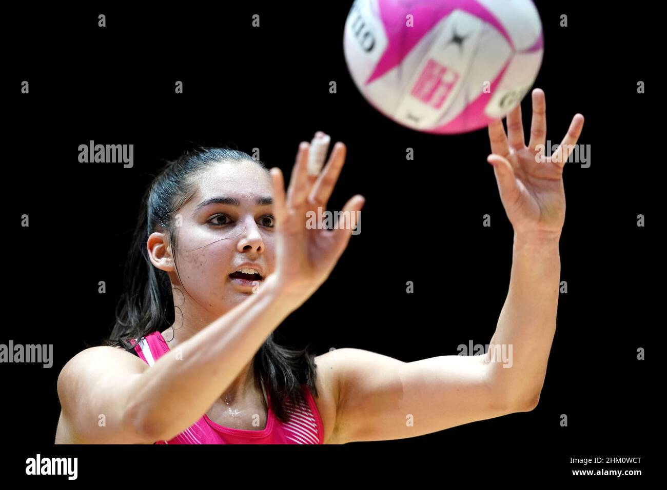 London Pulse's Ellie Rattu during the Vitality Netball Superleague ...