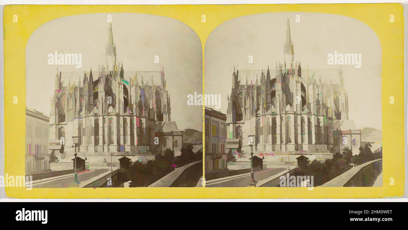 Art inspired by Apse of the Cologne Cathedral, Germany, Abside de la ...