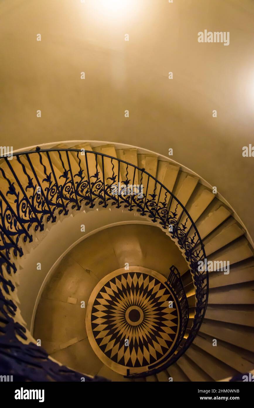 Spiral staircase, London, England, UK Stock Photo - Alamy