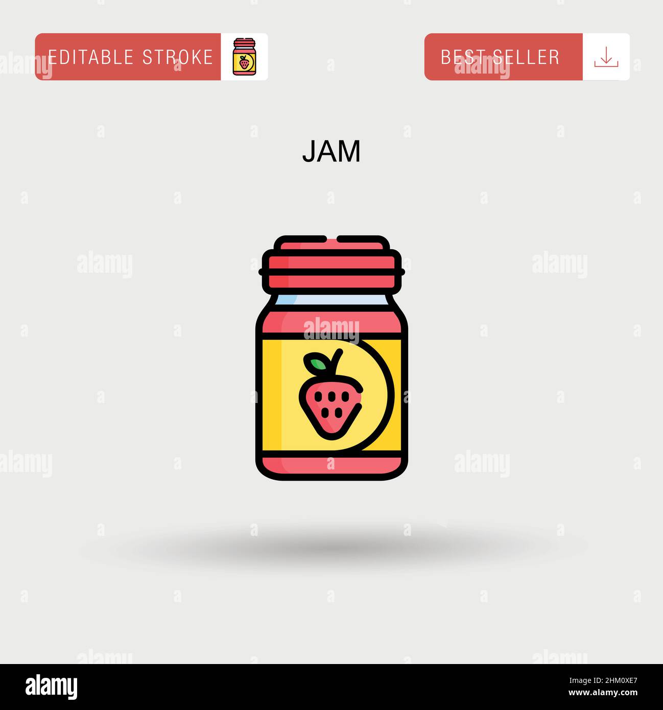Jam Simple vector icon Stock Vector Image & Art - Alamy