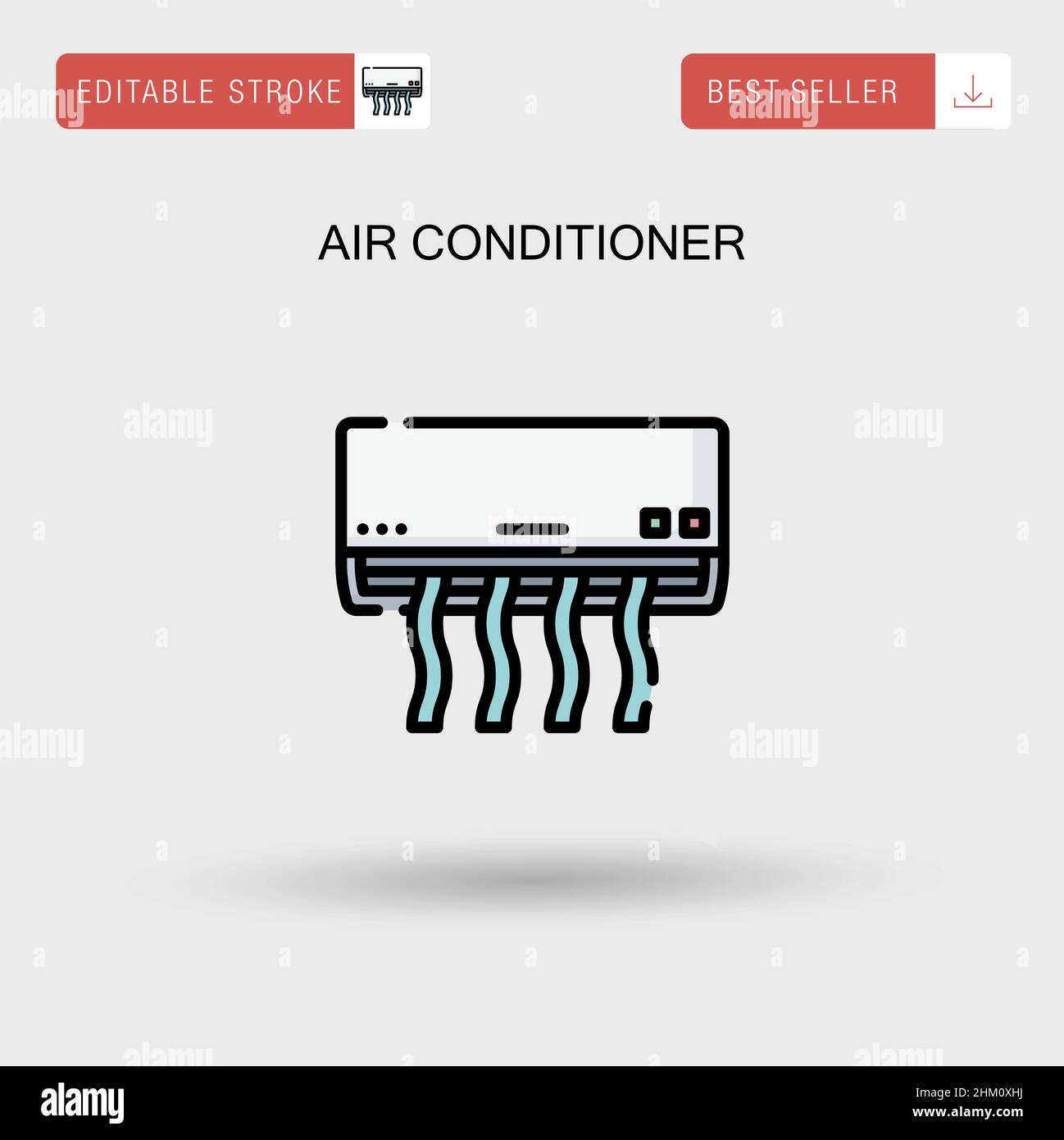 Split air conditioner home Stock Vector Images - Alamy