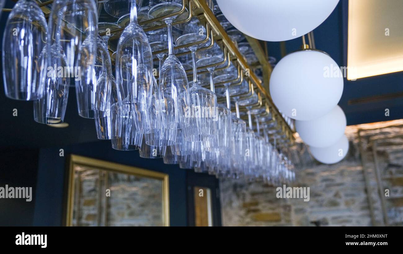 The Champagne bar and lounge at the Bodmin Jail Hotel in cornwall Stock ...