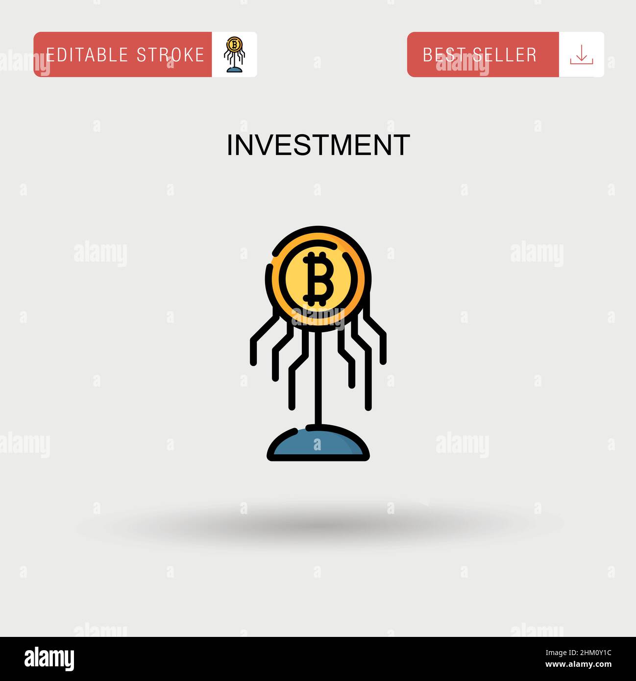 Growing investment concept Stock Vector Images - Alamy