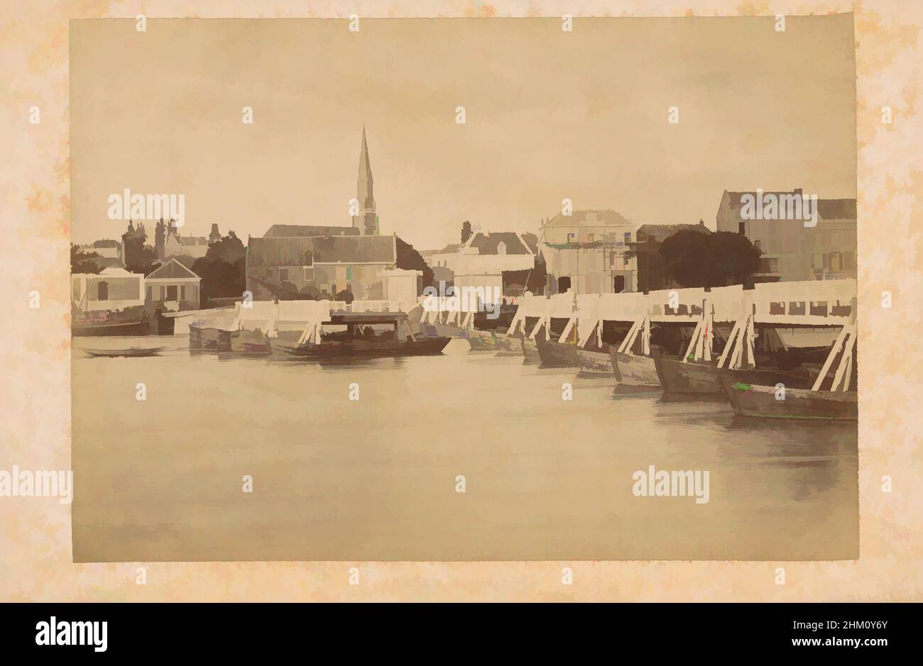 Art inspired by View of the Ship Bridge in Arnhem, Arnhem, the Ship ...