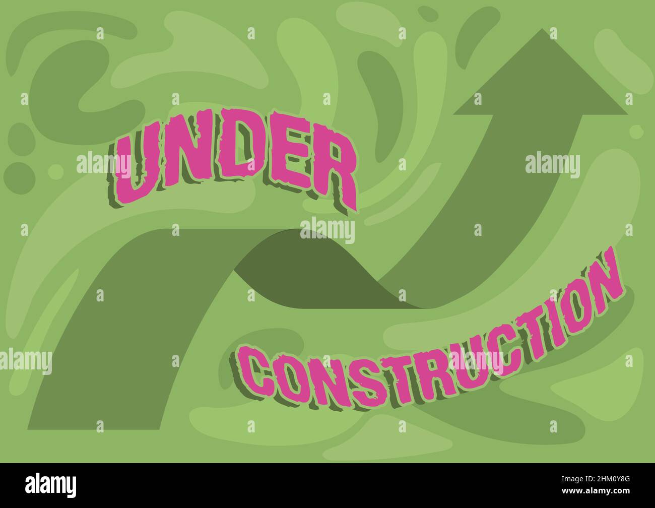 Text showing inspiration Under Construction. Business approach project ...