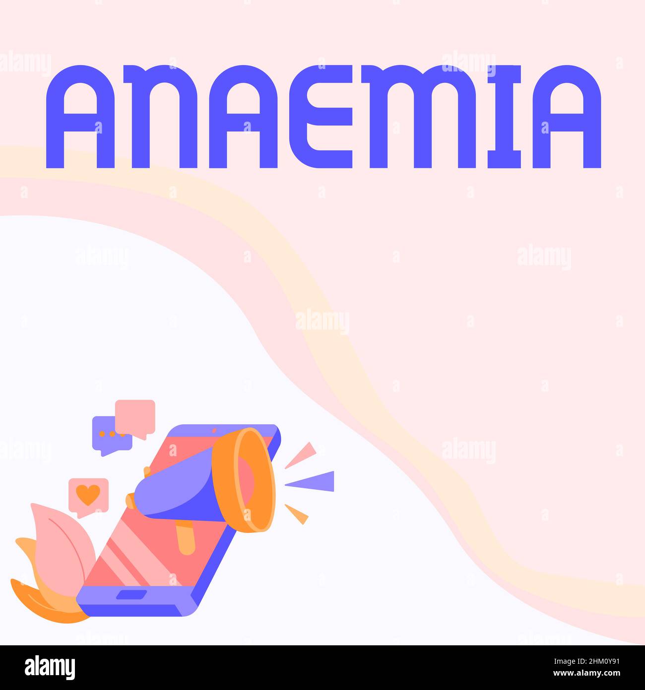 Inspiration showing sign Anaemia. Internet Concept a condition marked ...