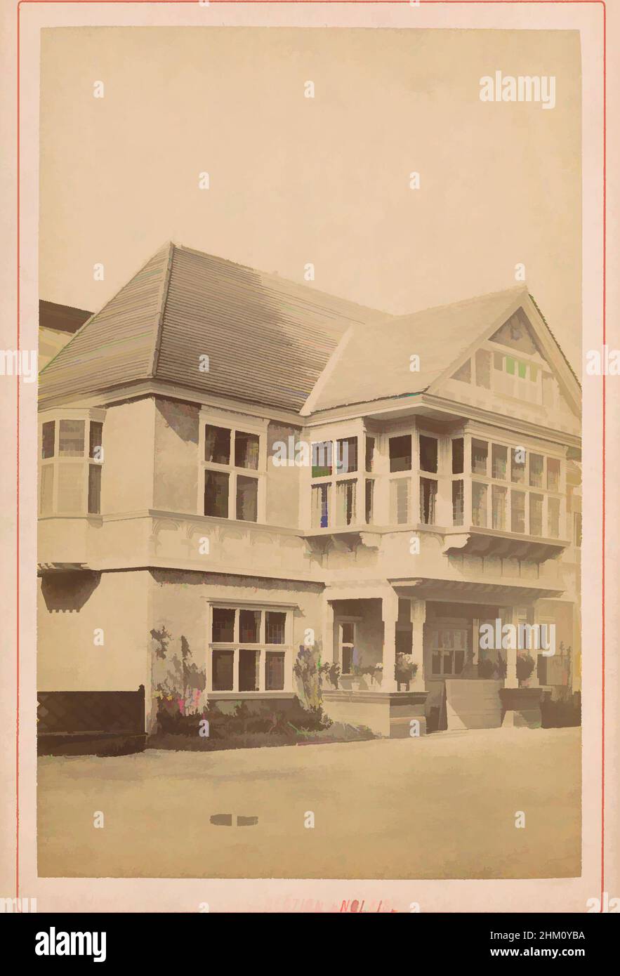 Art inspired by View of a building in the English section of the 1878 ...