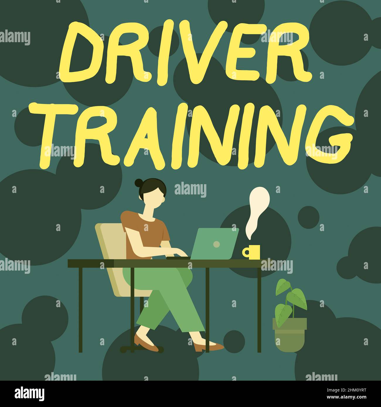 Writing displaying text Driver Training. Word Written on prepares a new ...
