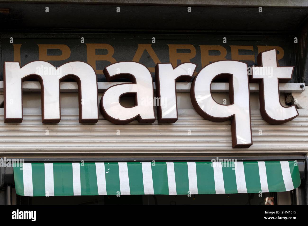Billboard Marqt Supermarket At Amsterdam The Netherlands 30-1-2022 ...