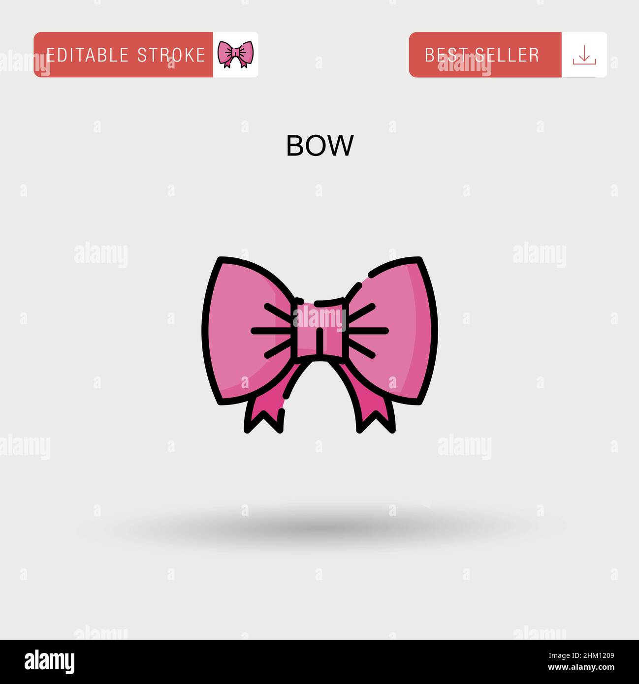 Simple package tie Stock Vector Images - Alamy