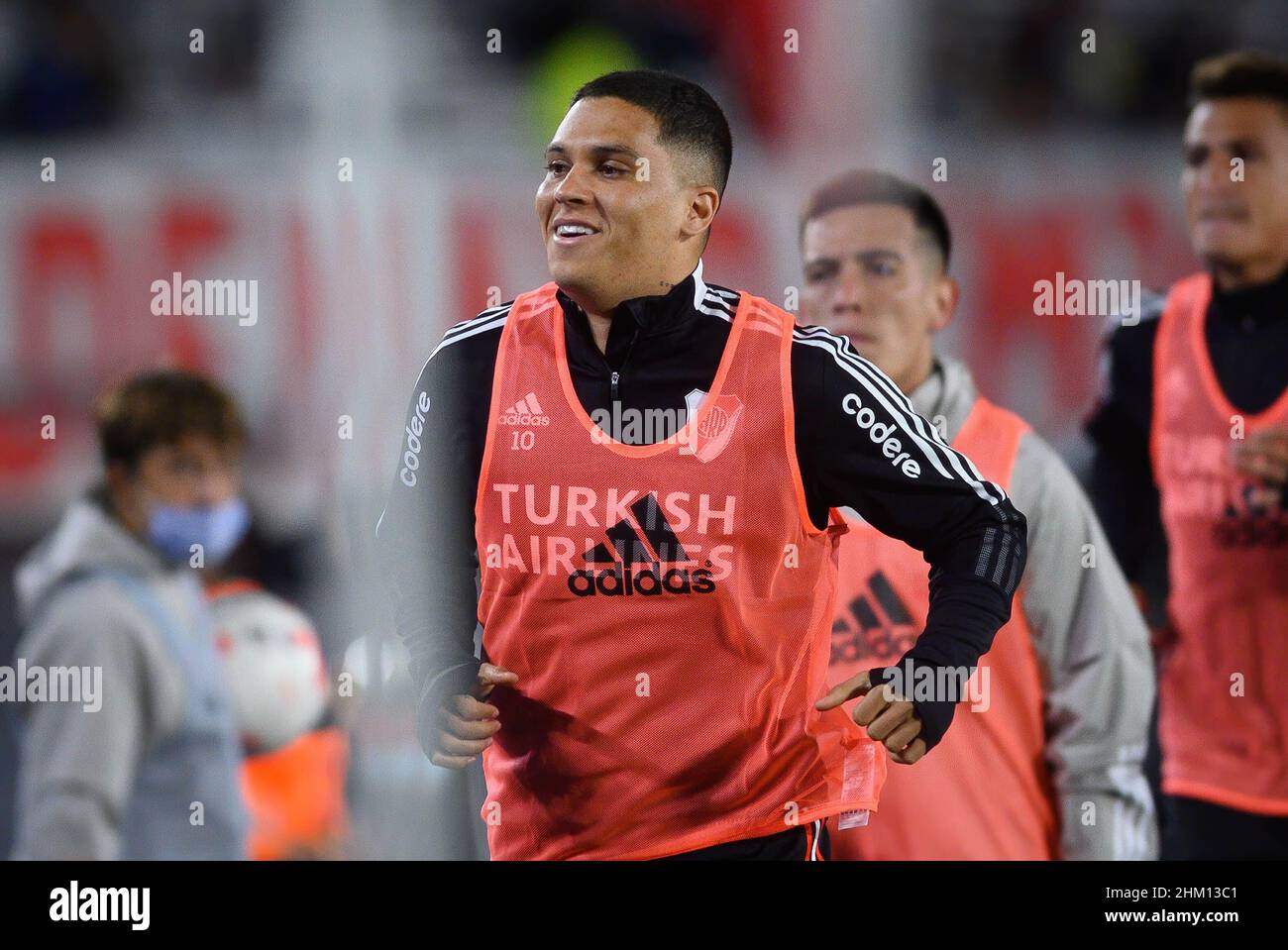 Juan Fernando Quintero of River Plate during the friendly match between ...