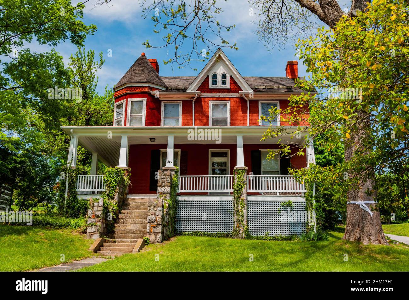 Historic Victorian House, Upper Town, Harpers Ferry, West Virginia, USA ...
