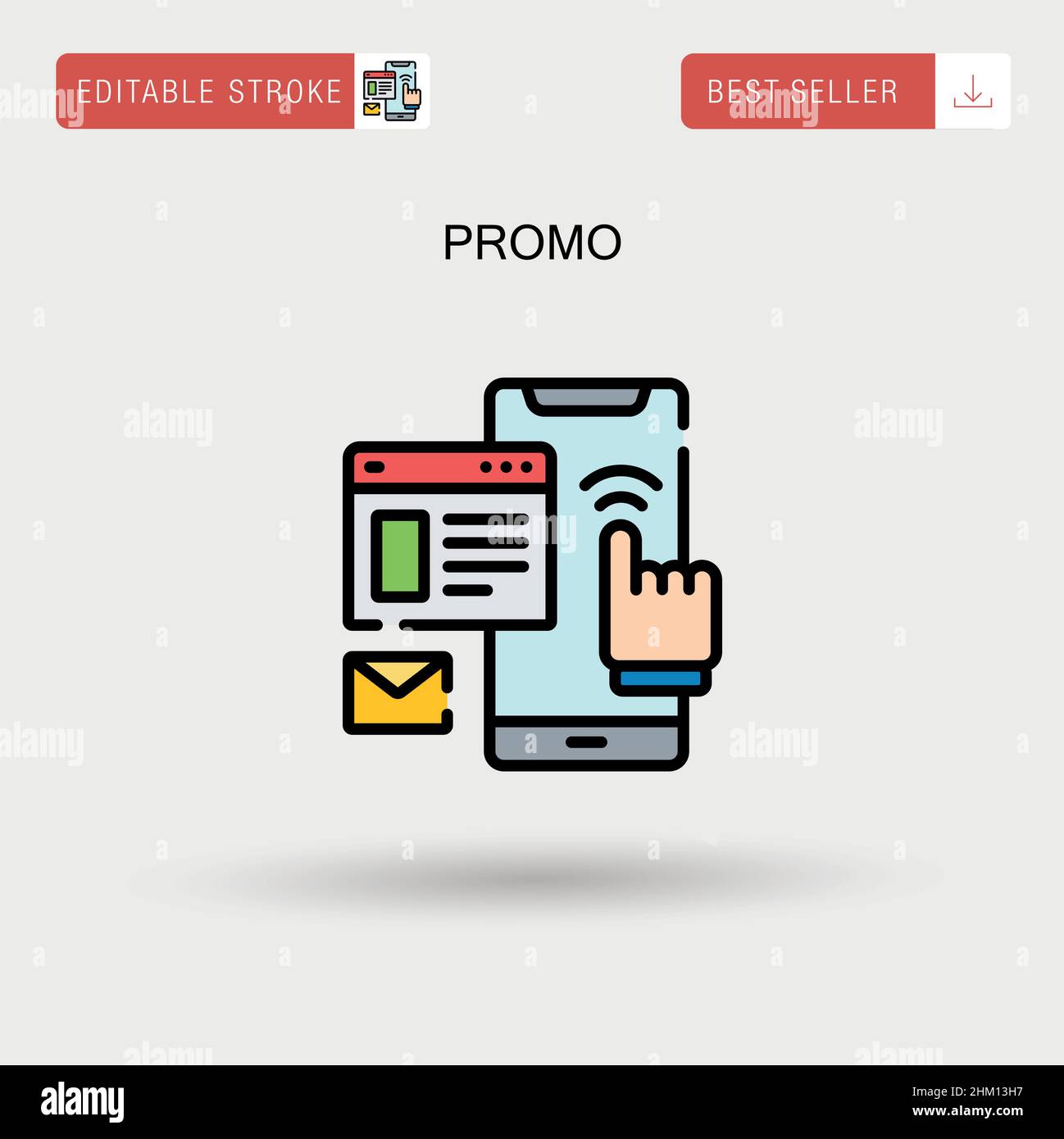 Promo icon hi-res stock photography and images - Alamy