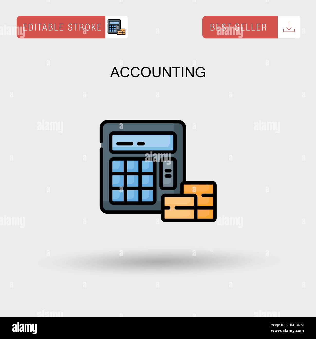 Accounting Simple vector icon Stock Vector Image & Art - Alamy