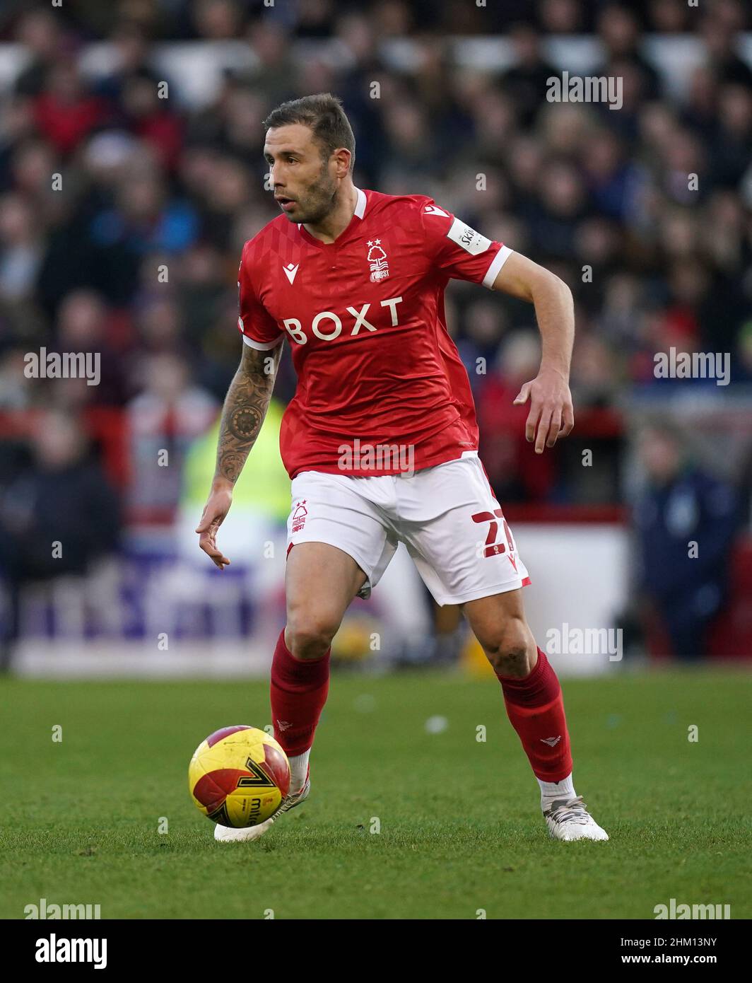Nottingham Forest's Steve Cook during the Emirates FA Cup fourth round ...