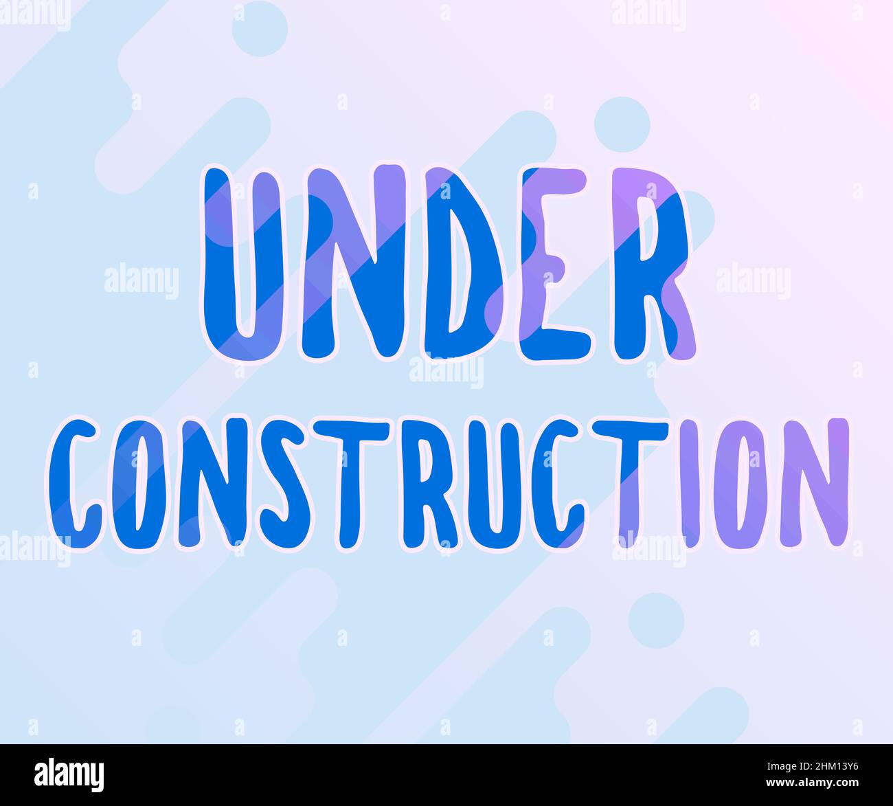 Text showing inspiration Under Construction. Internet Concept project ...