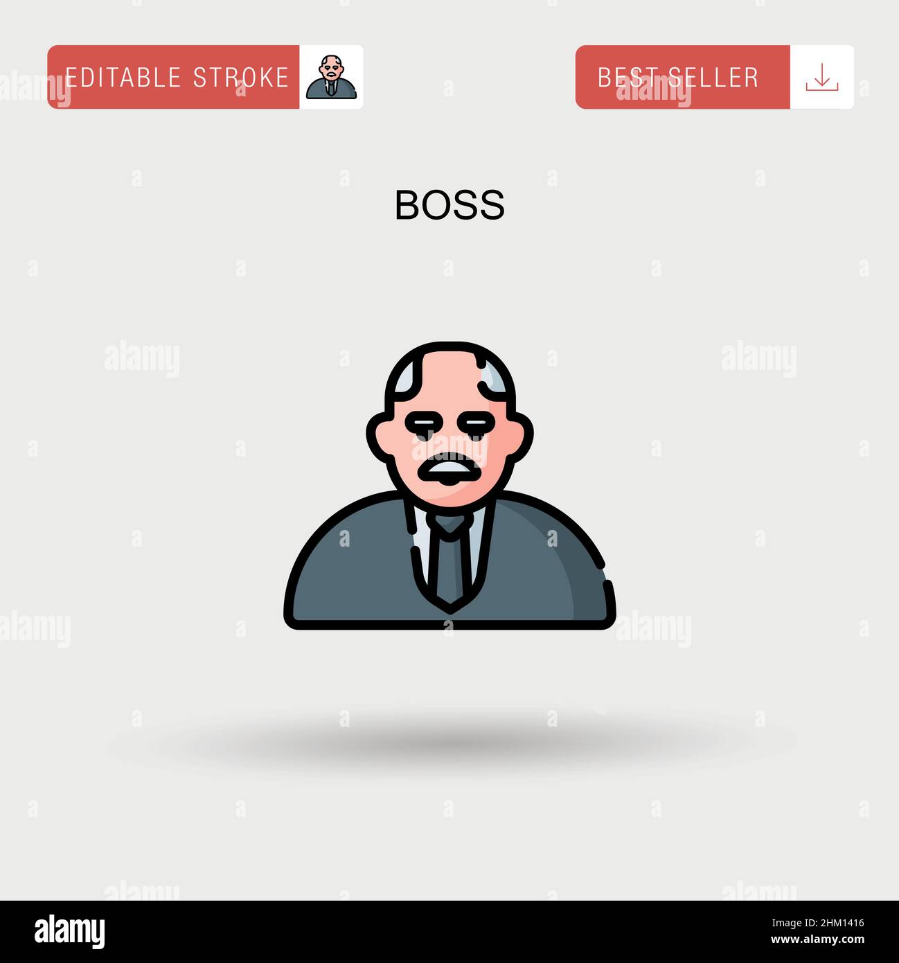 Employee and boss Stock Vector Images - Alamy