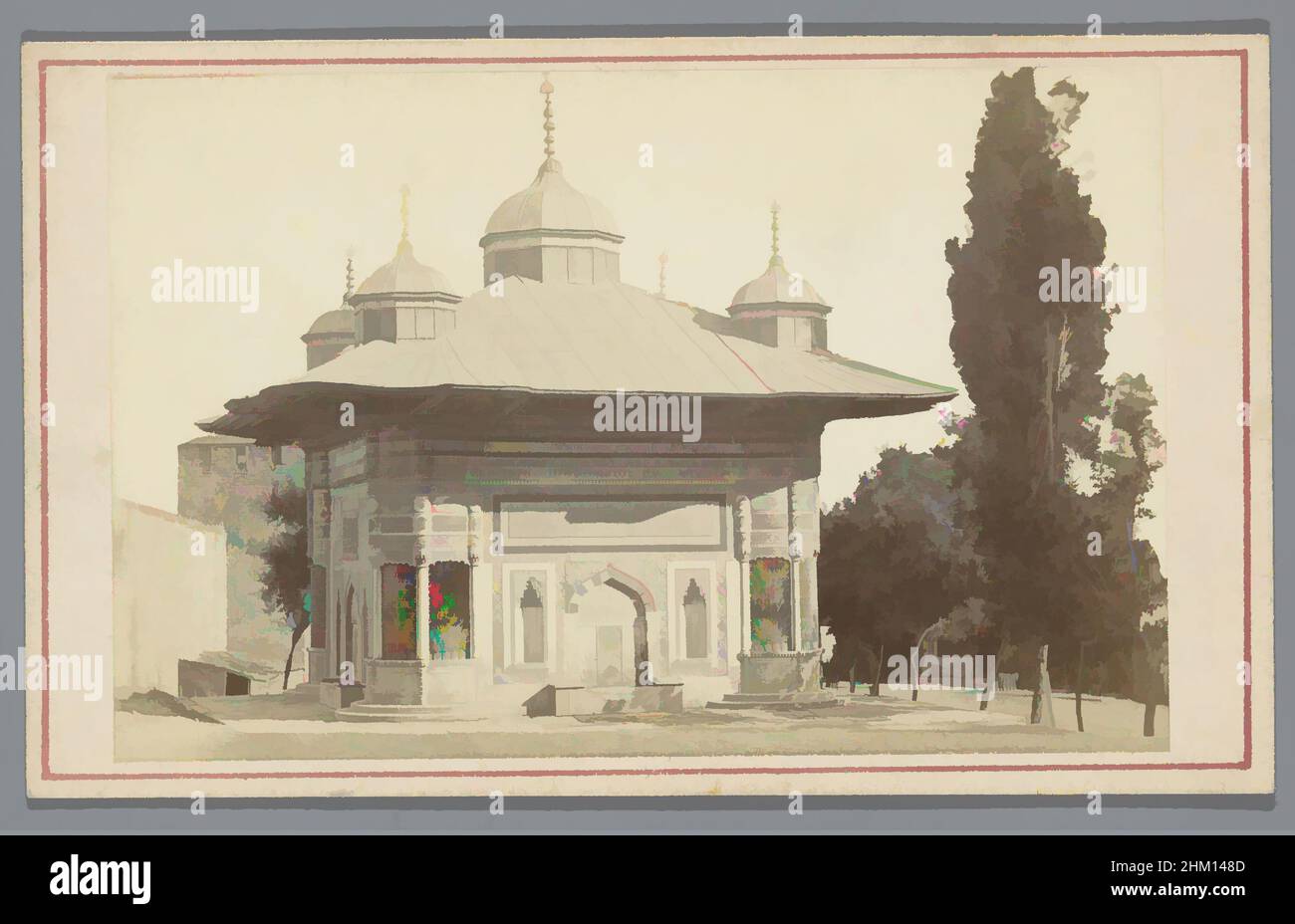 Art inspired by Fountain of Sultan Ahmed III, Constantinople, Turkish ...