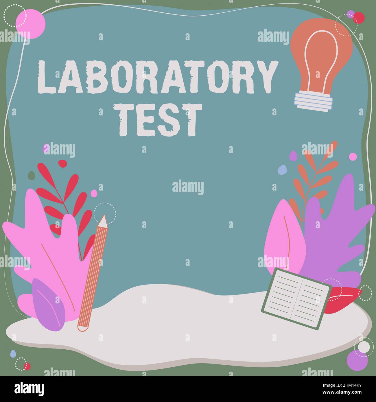Text showing inspiration Laboratory Test. Business idea Determination ...