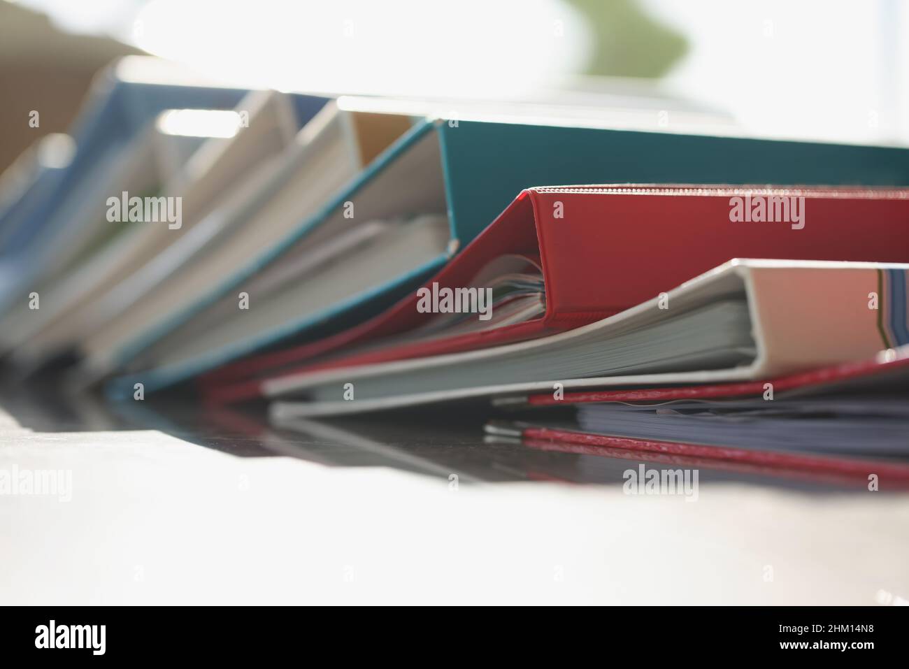 Document folders table hi-res stock photography and images - Alamy