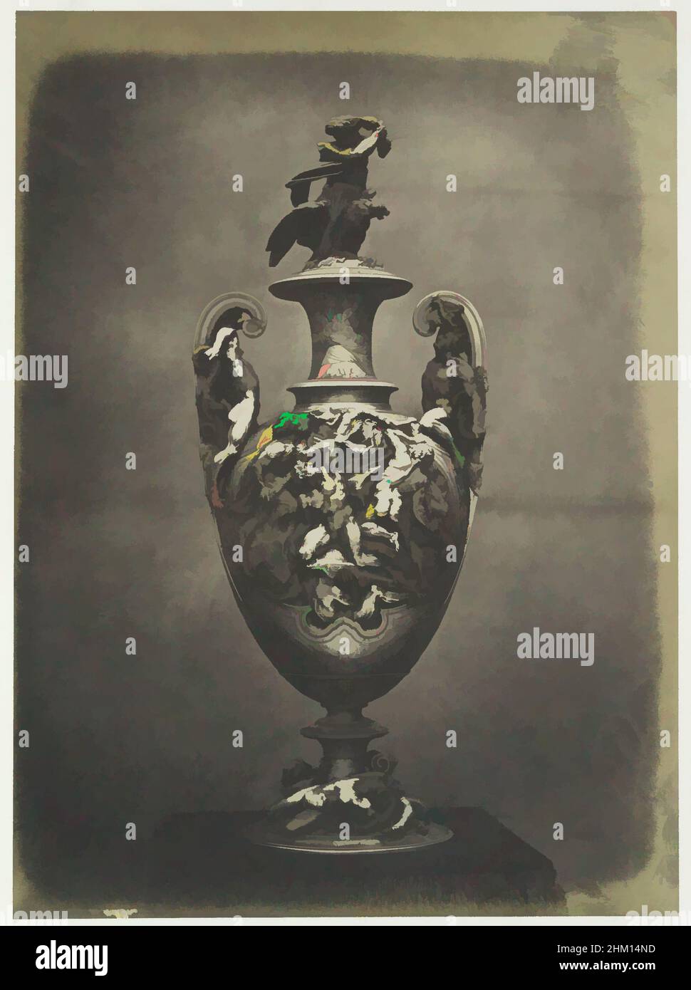 Art inspired by Silver vase by Antoine Vechte for Hunt & Roskill ...