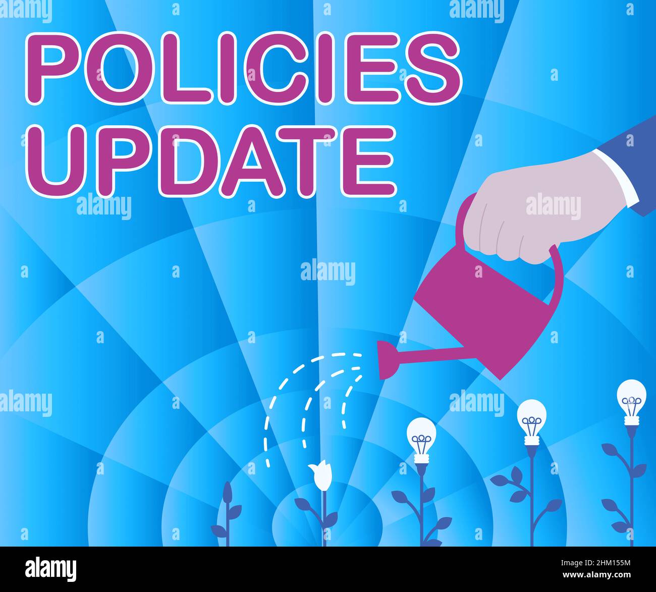 Text Sign Showing Policies Update Word Written On Act Of Adding New Information Or Guidelines