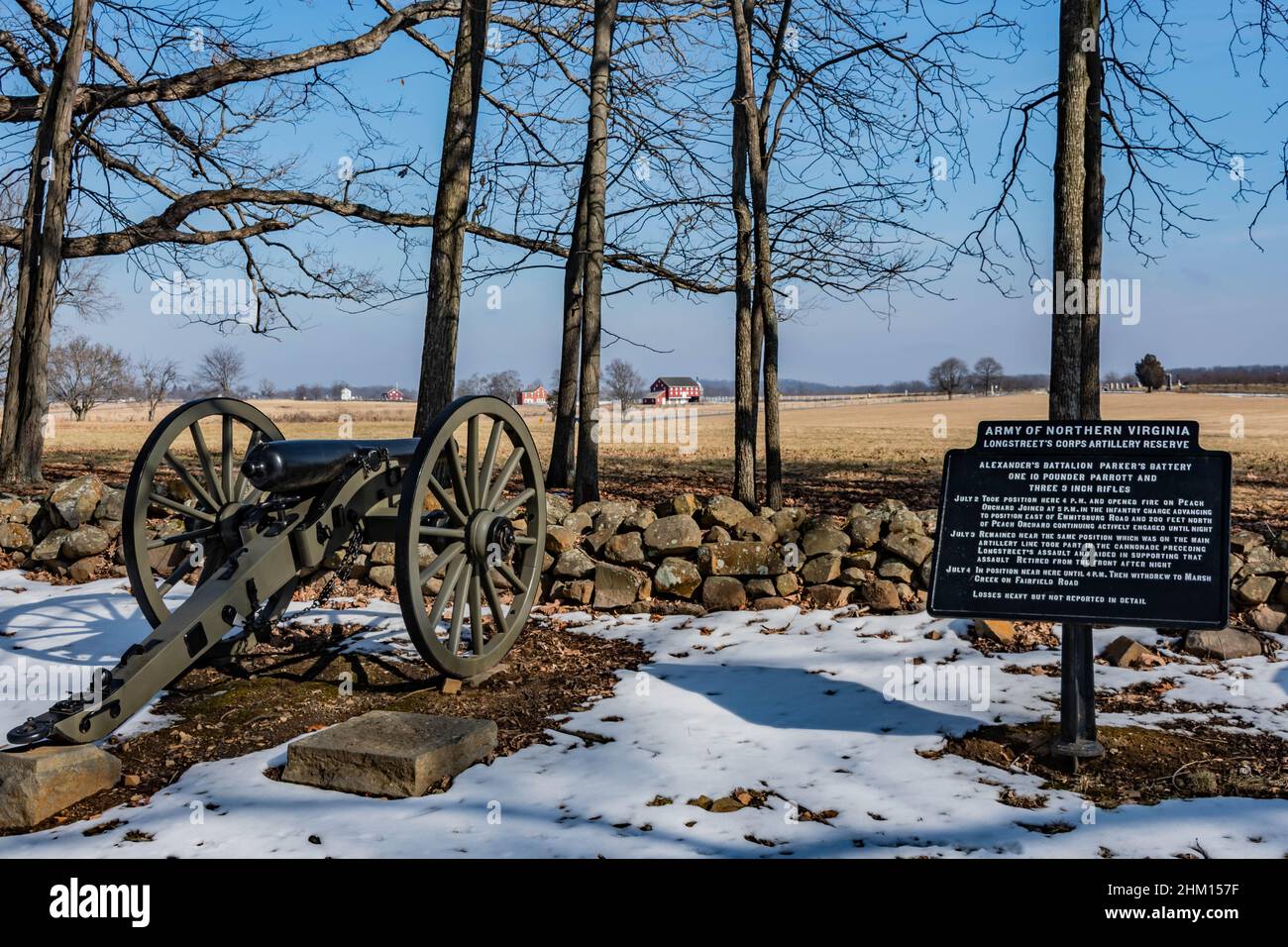 Army of Northern Virginia at Gettysburg, Pennsylvania, USA Stock Photo ...