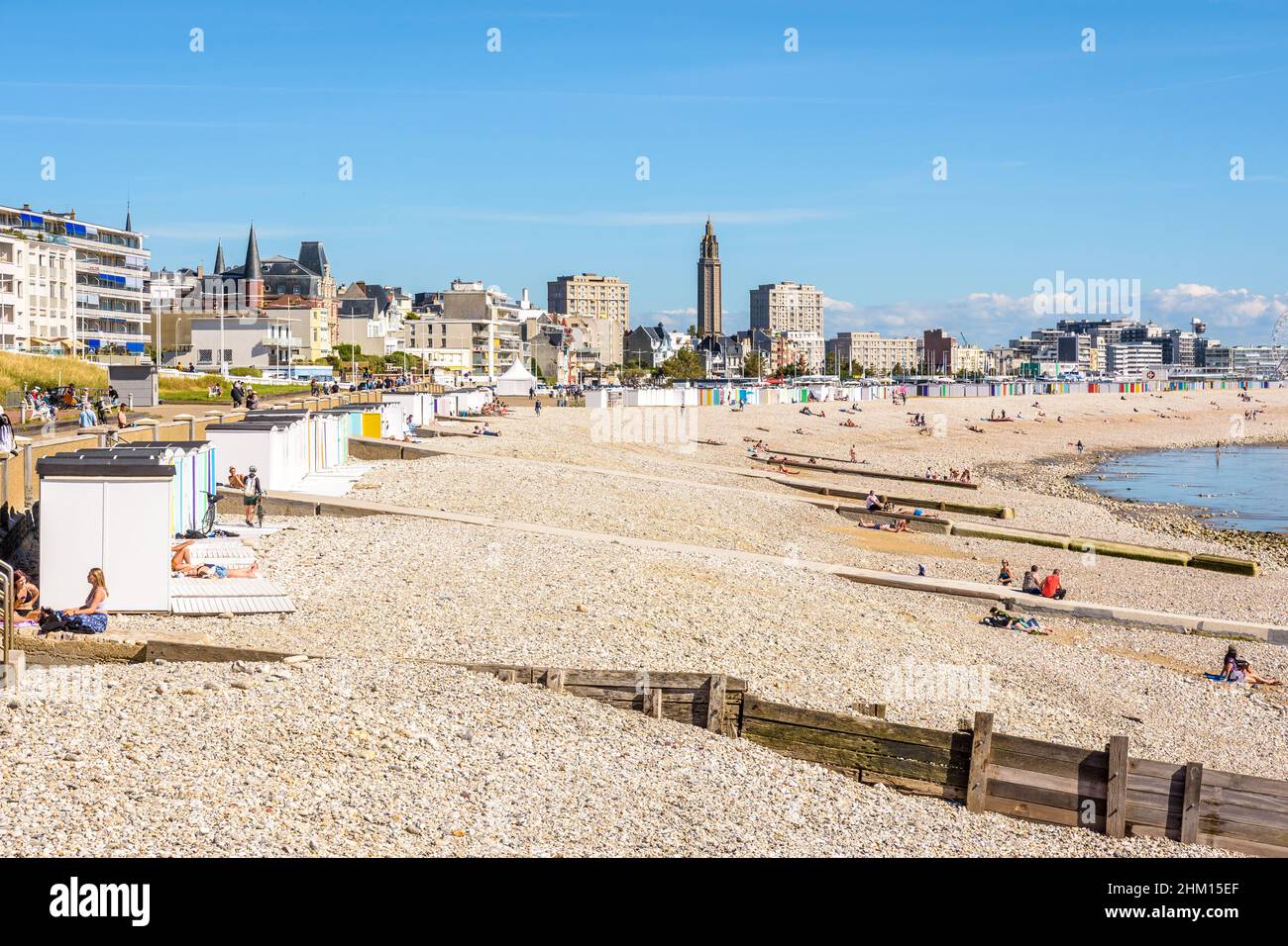 Pebble beach le havre hi-res stock photography and images - Alamy