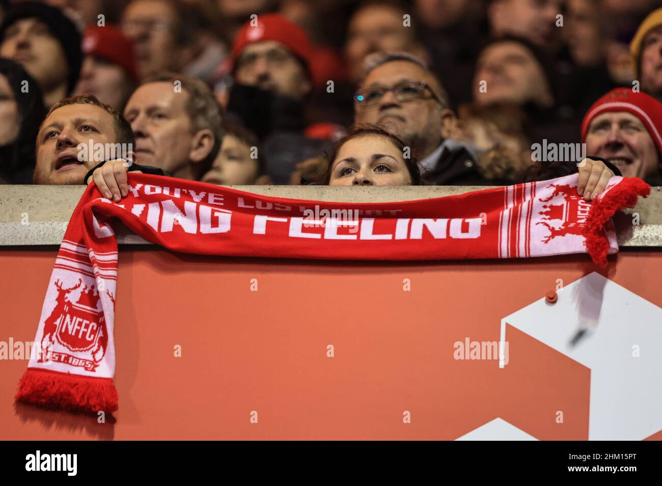 Leicester city nottingham forest scarf hi-res stock photography and ...