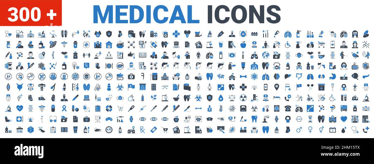 Medical Vector Icons Set Stock Vector Image & Art - Alamy