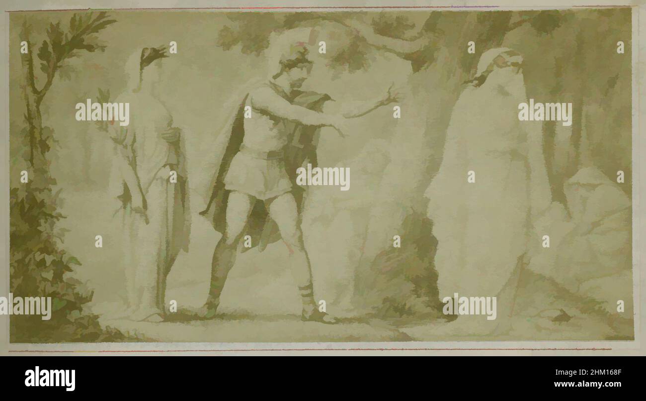 Art inspired by Photoreproduction of a painting, depicting Aeneas sees ...