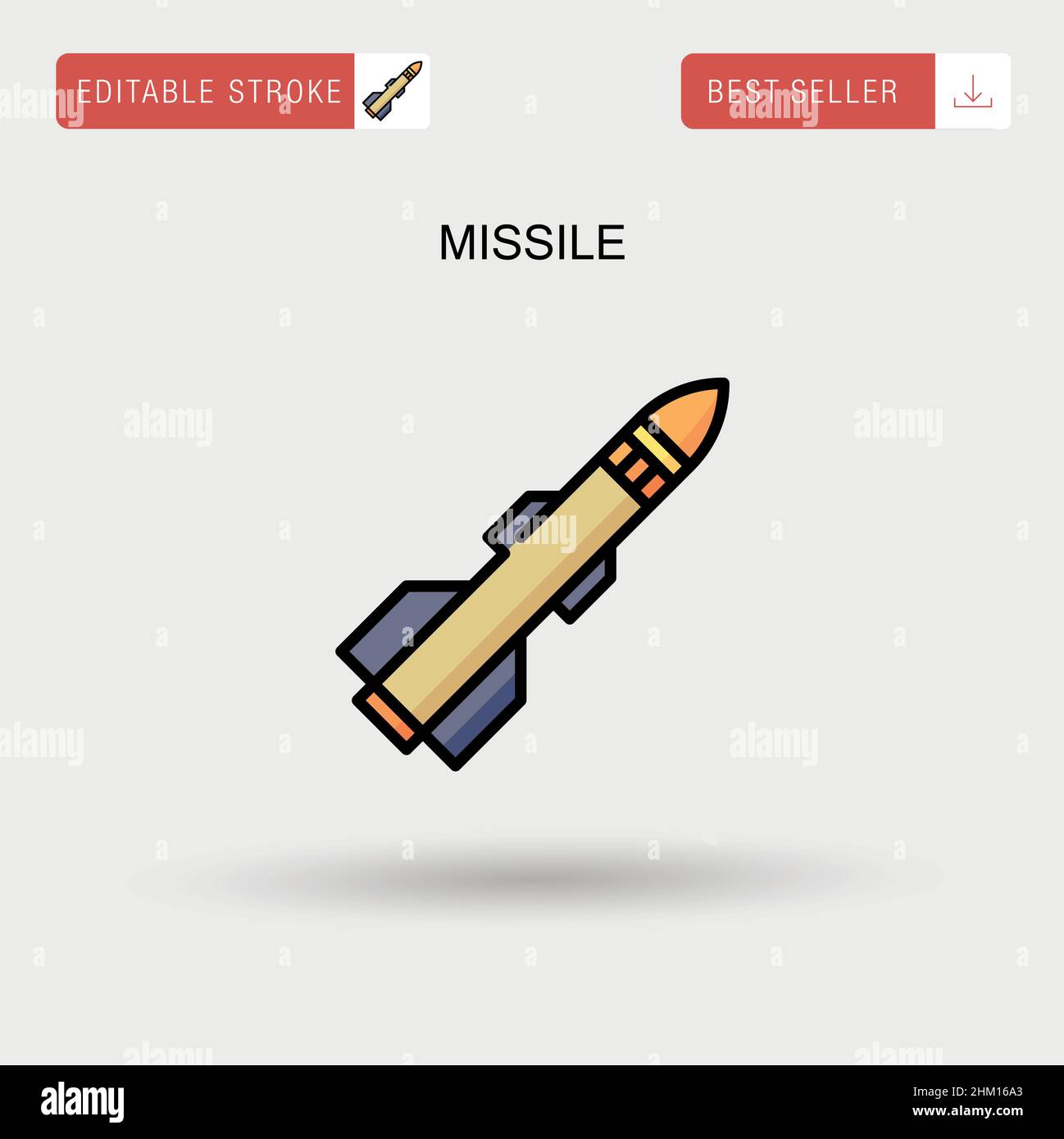 Missile vector hi-res stock photography and images - Alamy