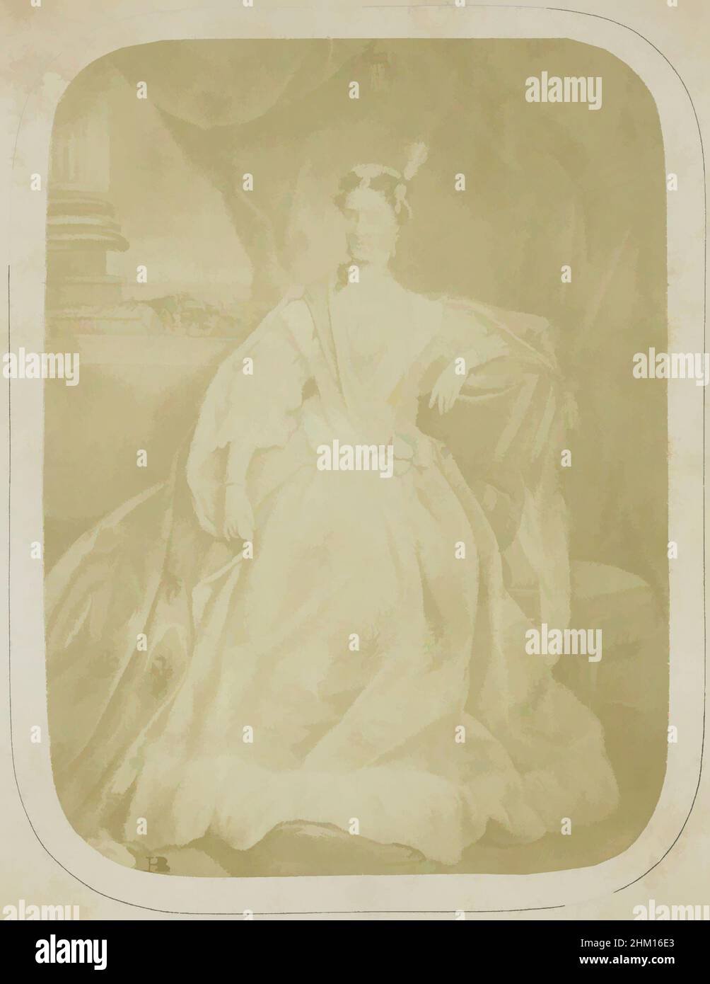 Art inspired by Photoreproduction of a painting depicting a portrait of ...