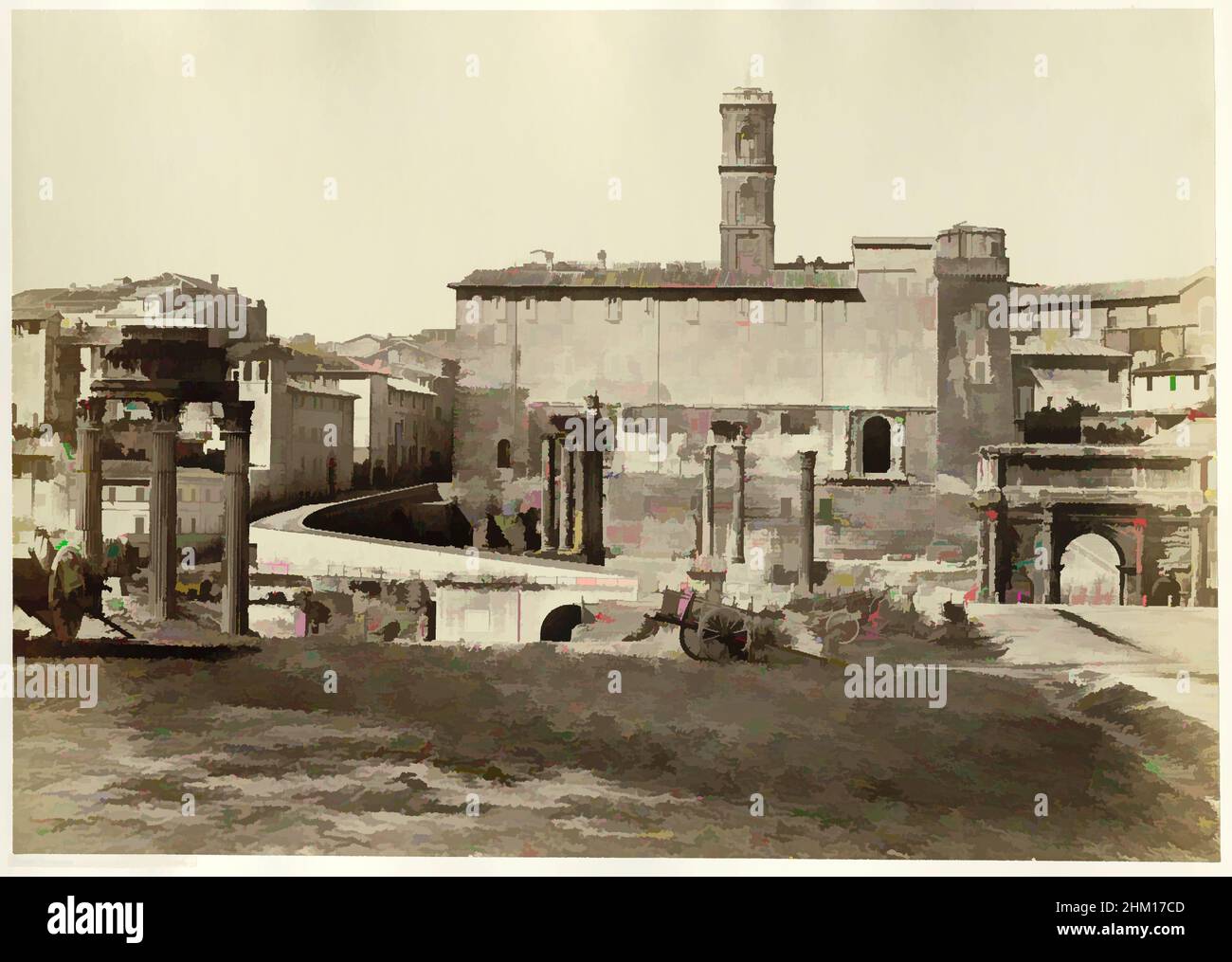 Art inspired by View of the Roman Forum in Rome, James Anderson ...