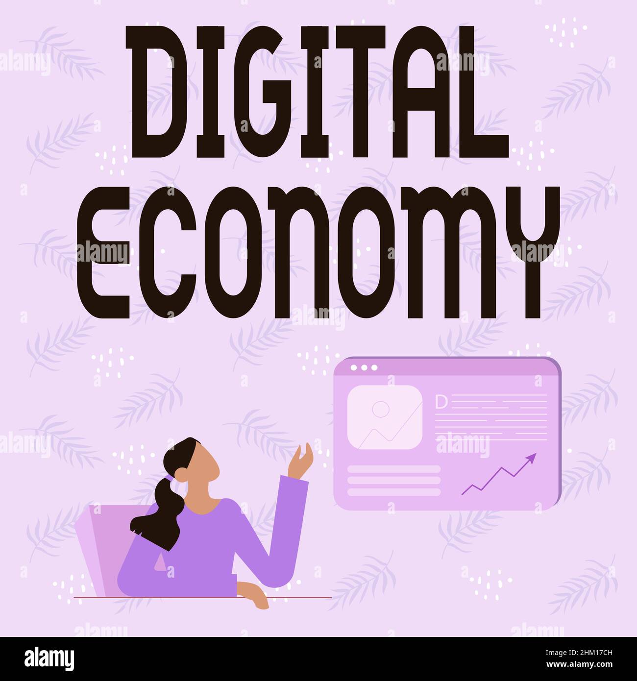 Text showing inspiration Digital Economy. Business showcase worldwide ...