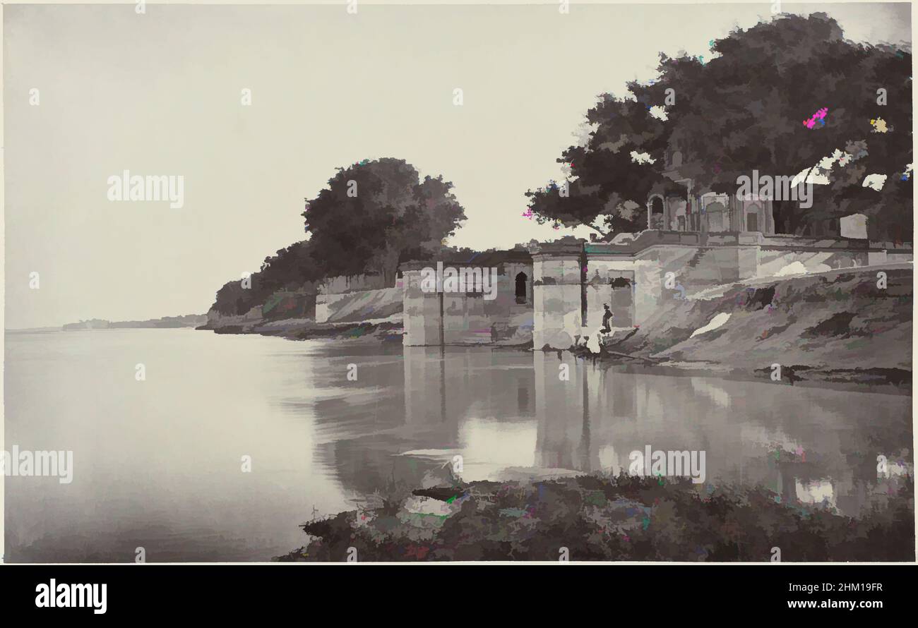 Art inspired by Satti Chaura Ghat in Kanpur, Sutte Chowra Ghât, the ...