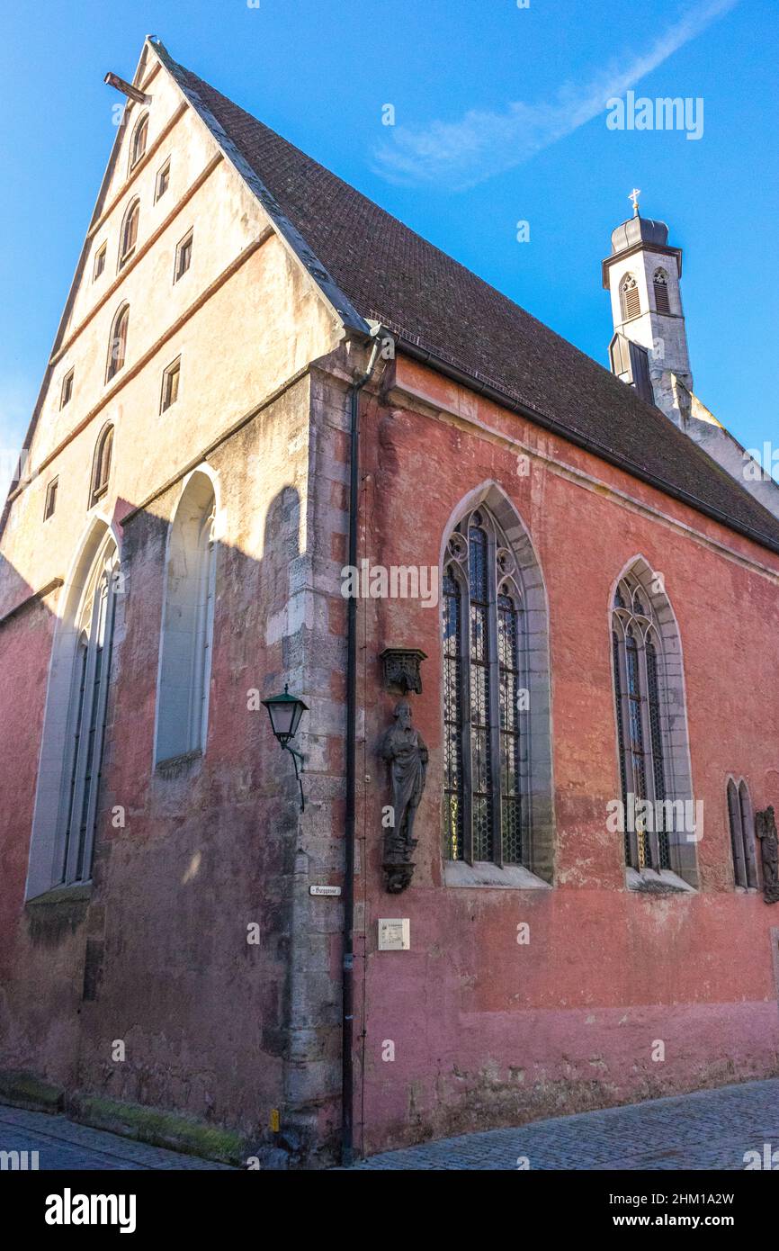 Photo of an old church in Rothenburg ob der Tauber, Germany Stock Photo ...